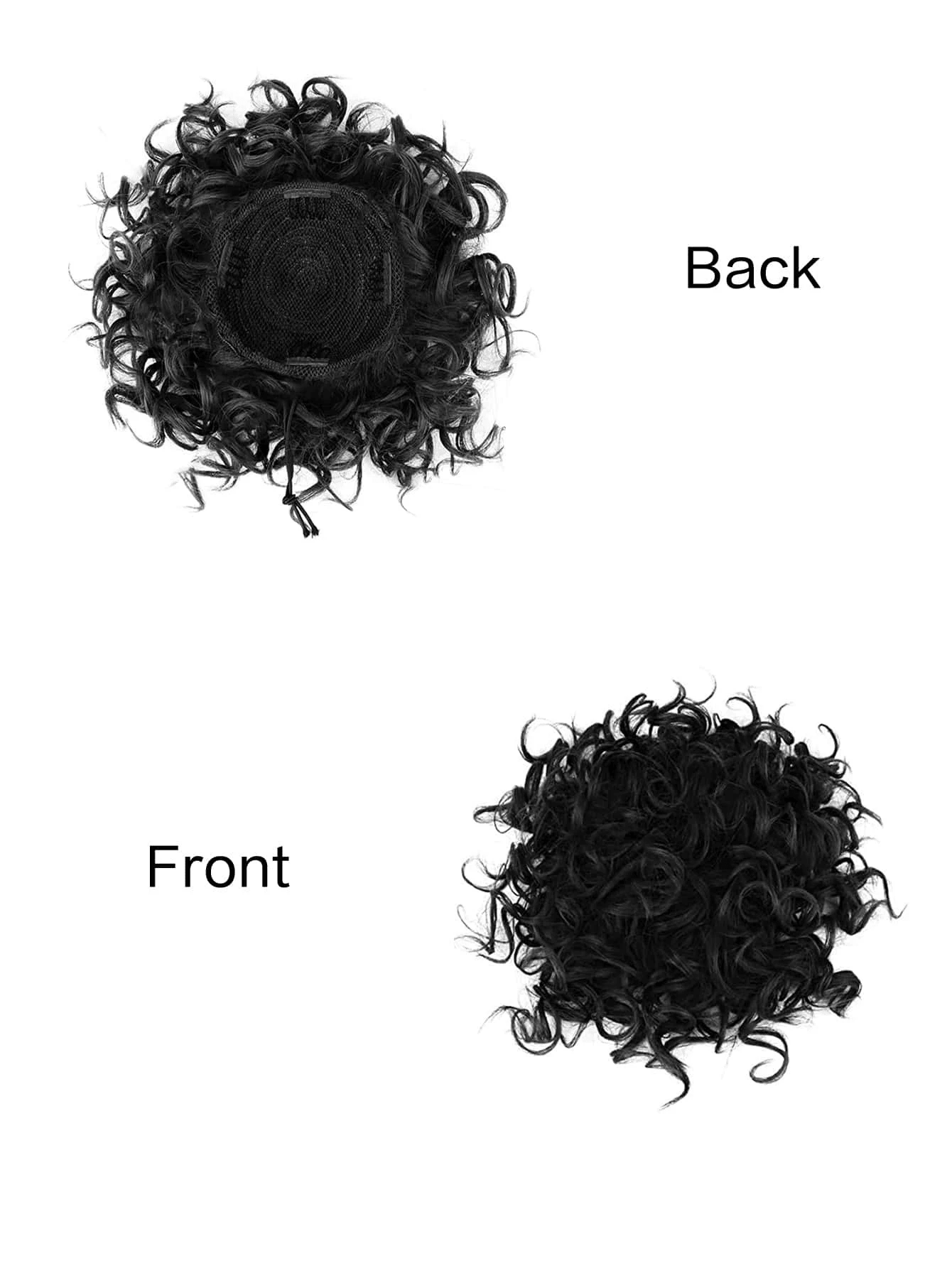 Drawstring Messy Curly Bun Bun Elastic Loose Wavy Curly Ponytail ...