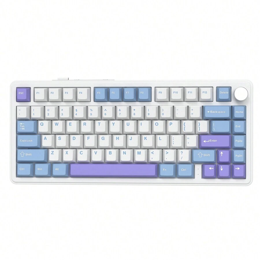 ATTACK SHARK X85 Gasket Mechanical Keyboard With Knob,75% Tri-Mode(BT5 ...