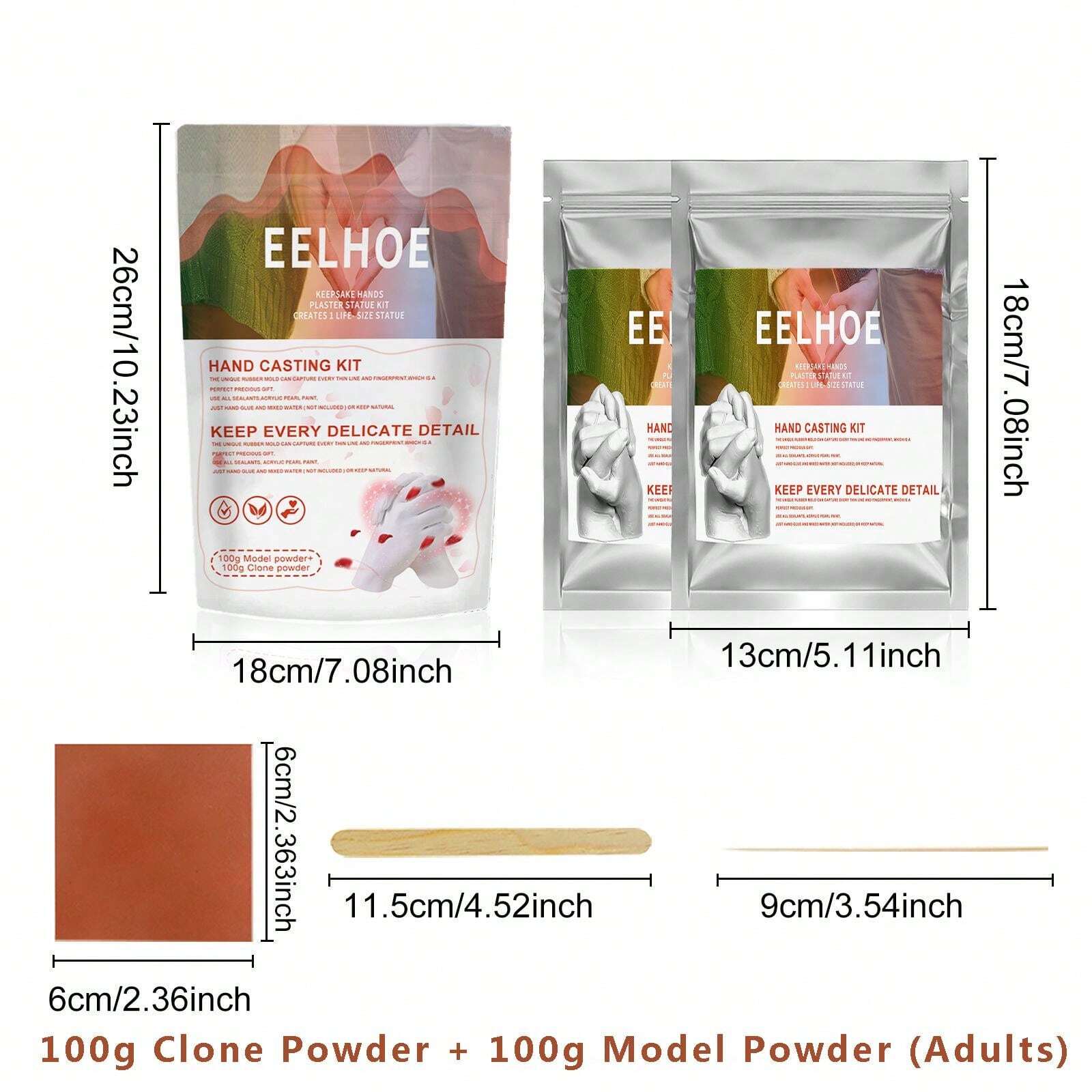 Kit de moulage à la main 3D pour enfants DIY , pour créer des souvenirs beaux et durables ...