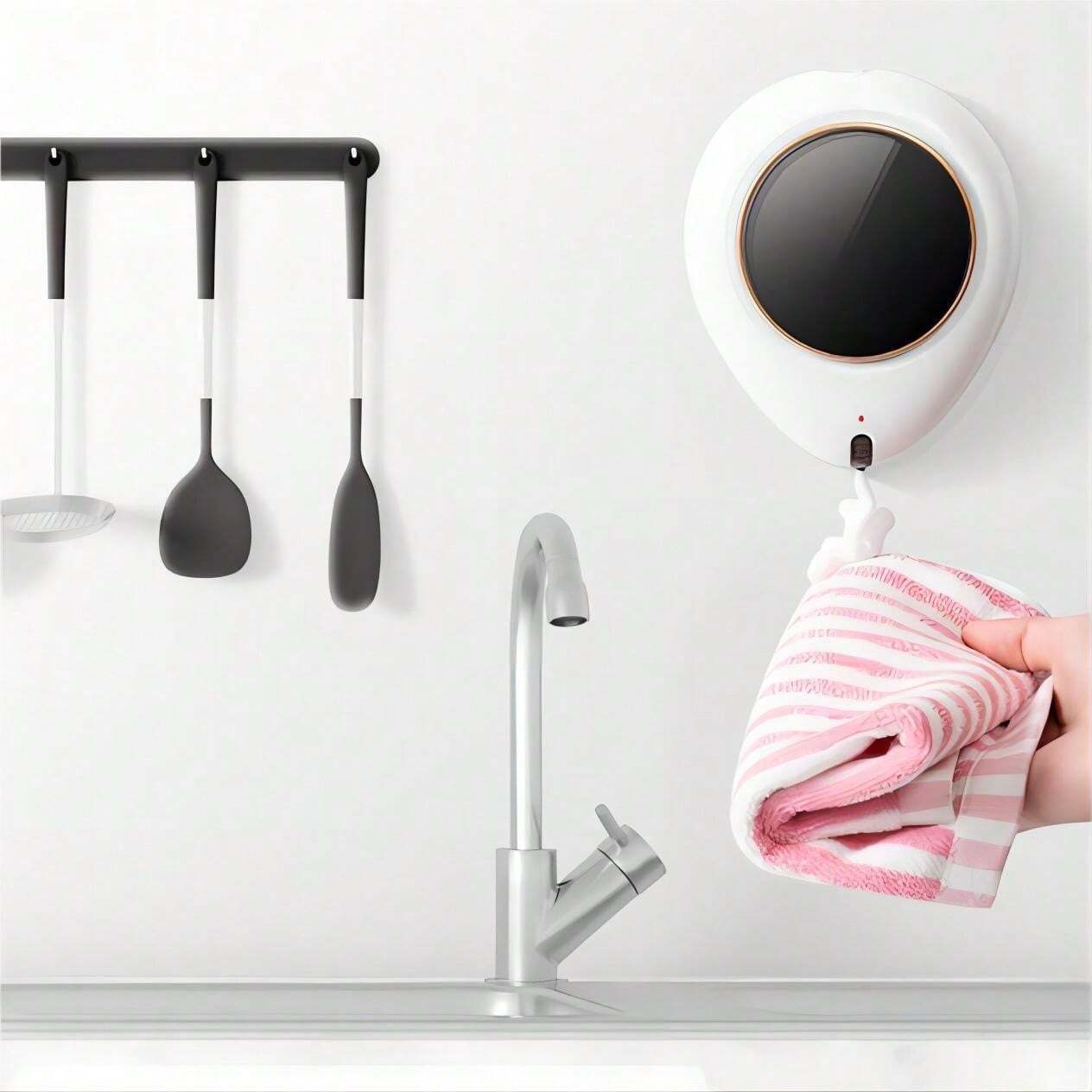 Upgraded Smart Water Drop Shape Automatic Soap Dispenser, Bathroom ...