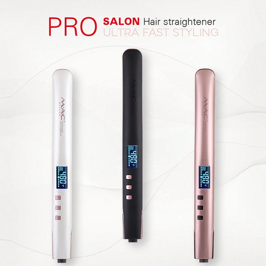 MAC High Temperature Titanium Professional Hair Straightener Plancha ...