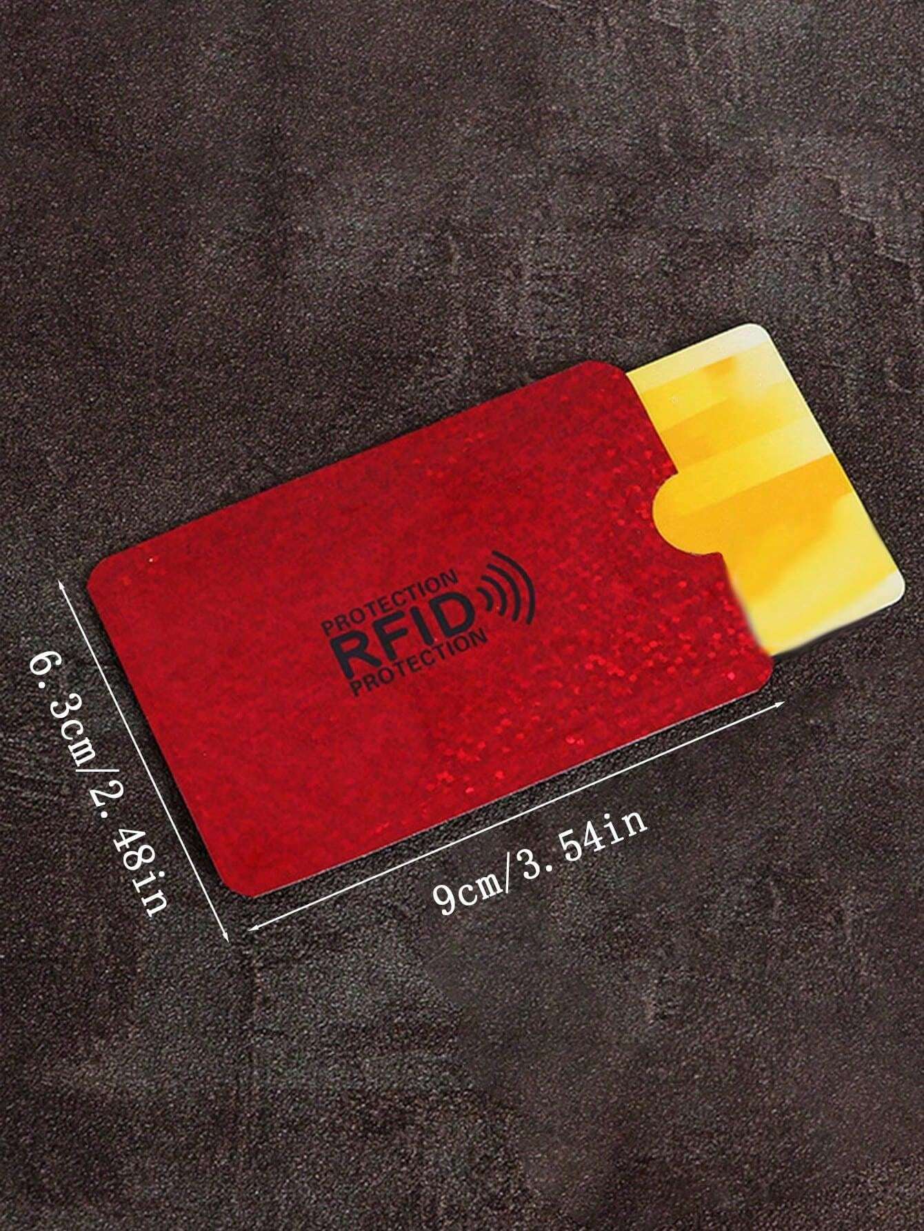 1 pieza Slim Anti Rfid Cartera Bloqueadora de Lectores de Tarjetas ...