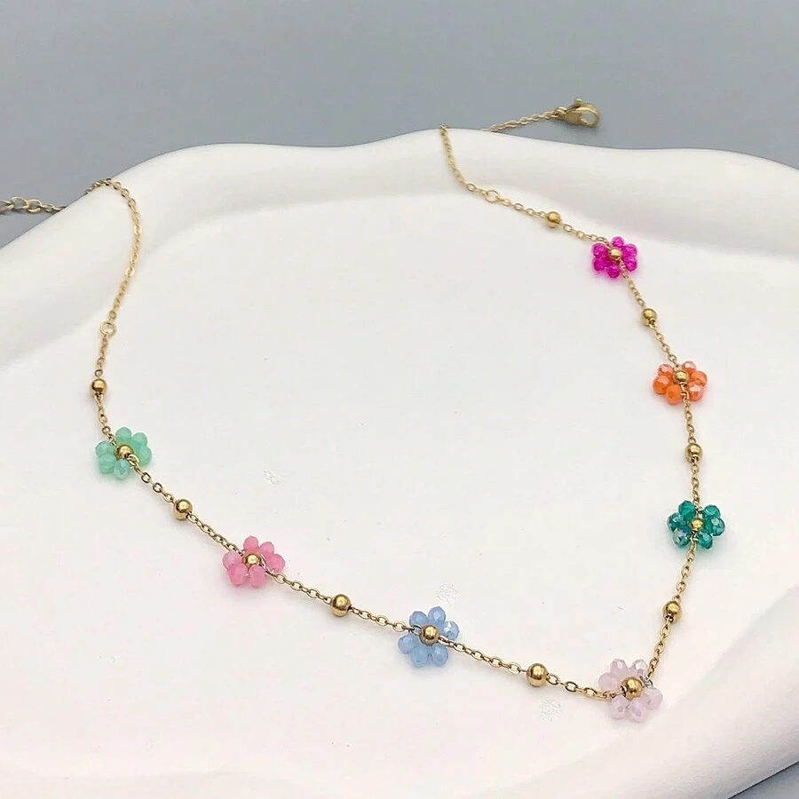 1pc Summer Fashionable And Lovely Girls' New Style Small Flower ...