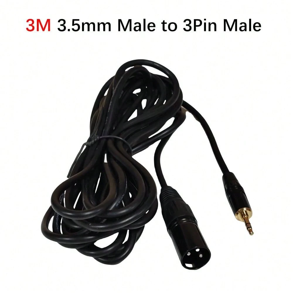 Cable de audio macho a macho de 3.5 mm compatible con auriculares, smartphones, estéreos ...