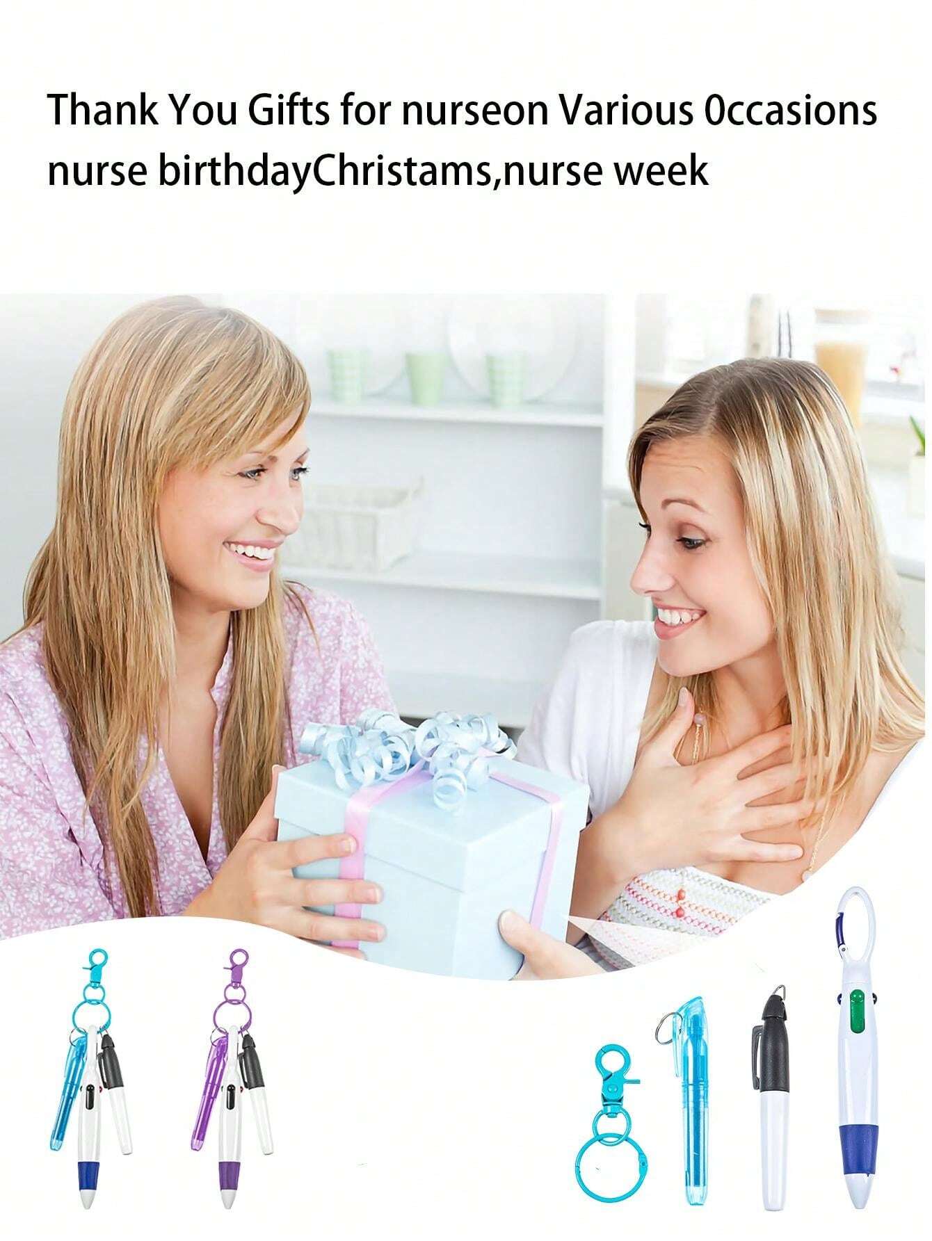1PC Nurse Gift Pens, Mini Highlighter Pack Set For Badge Include Tip ...