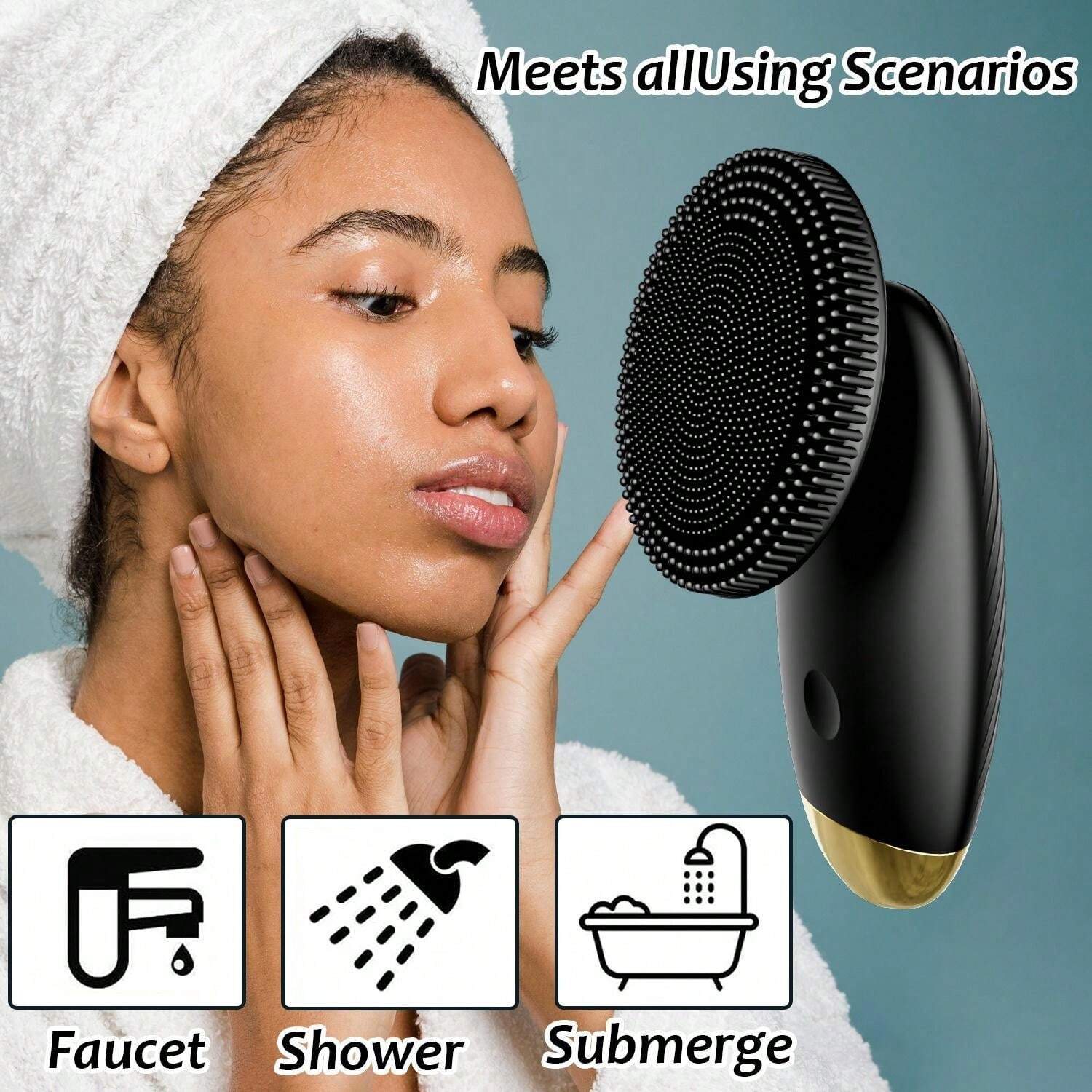 Orinatola Cleansing Brush Silicone Face Wash Device: IPX7 Waterproof ...