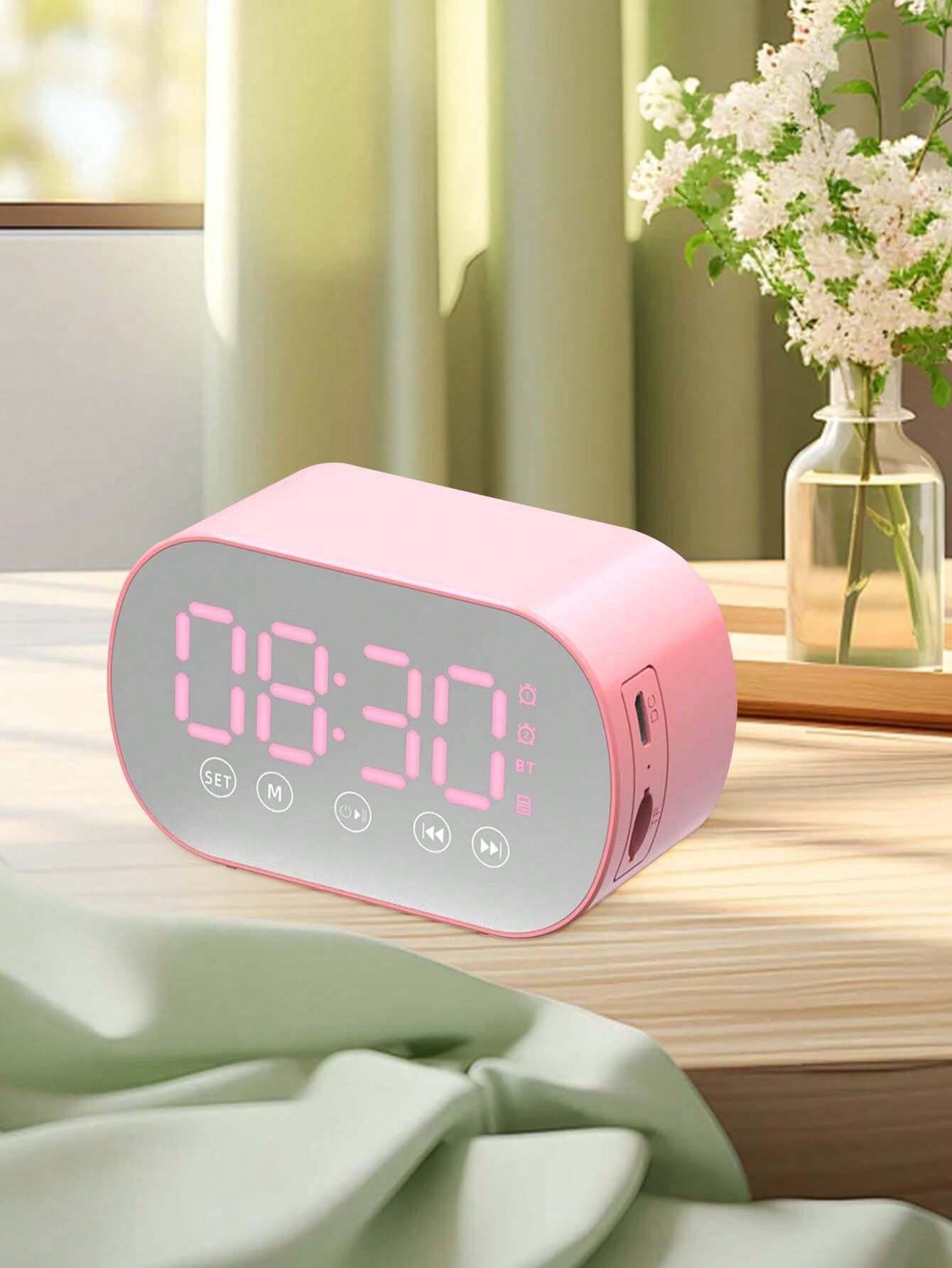 Wireless Alarm Clock Speaker, Smart Timer Alarm Clock, Multi-Functional ...