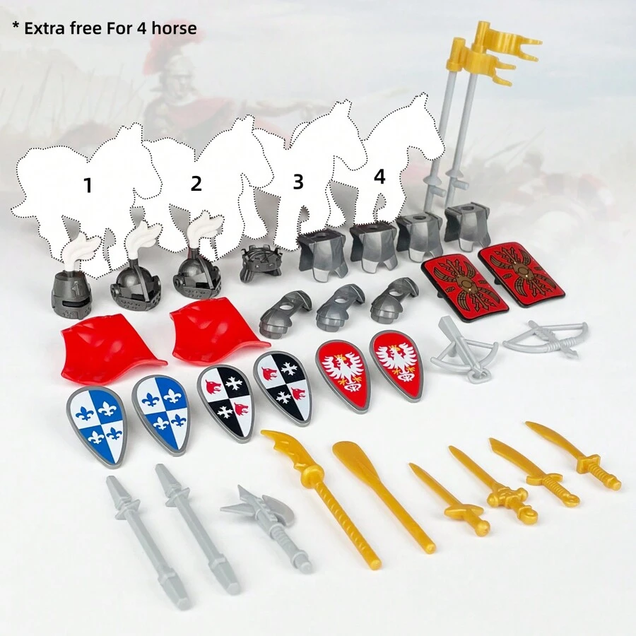 Lego Knight Buy Felephedieval Weapons Pack For Knight Figures 10 Set Of ...