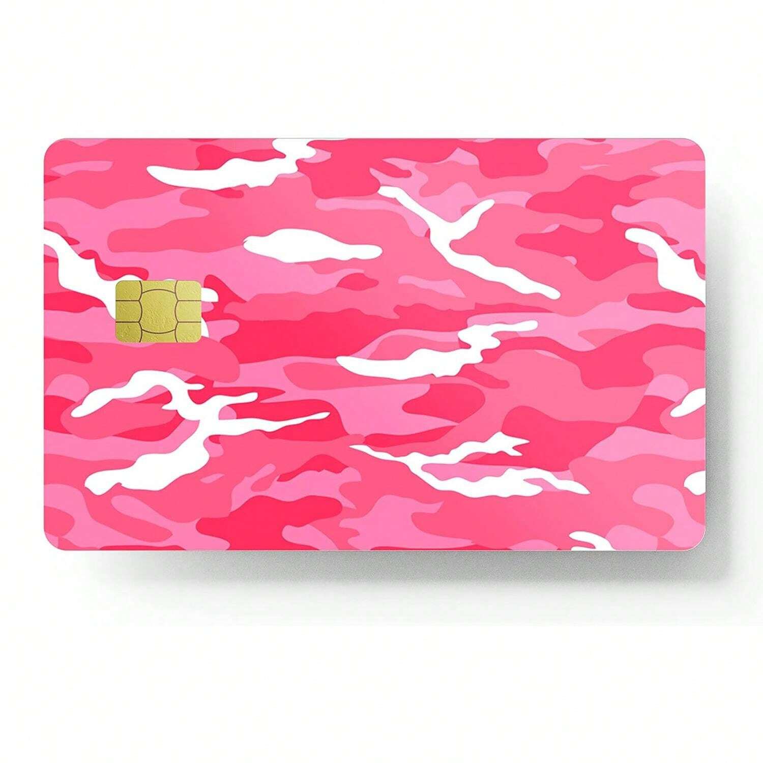 Card Skin Sticker Pink Camo For EBT, Transportation, Key, Debit, Credit ...