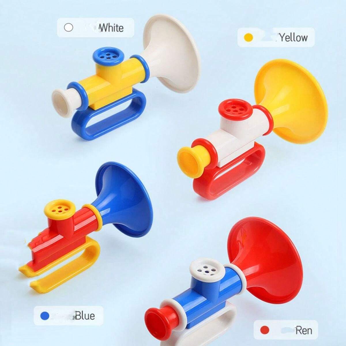 (1pc) Trumpet Blow Music, Blow Instrument Horn, Harmonica, Whistle Can ...