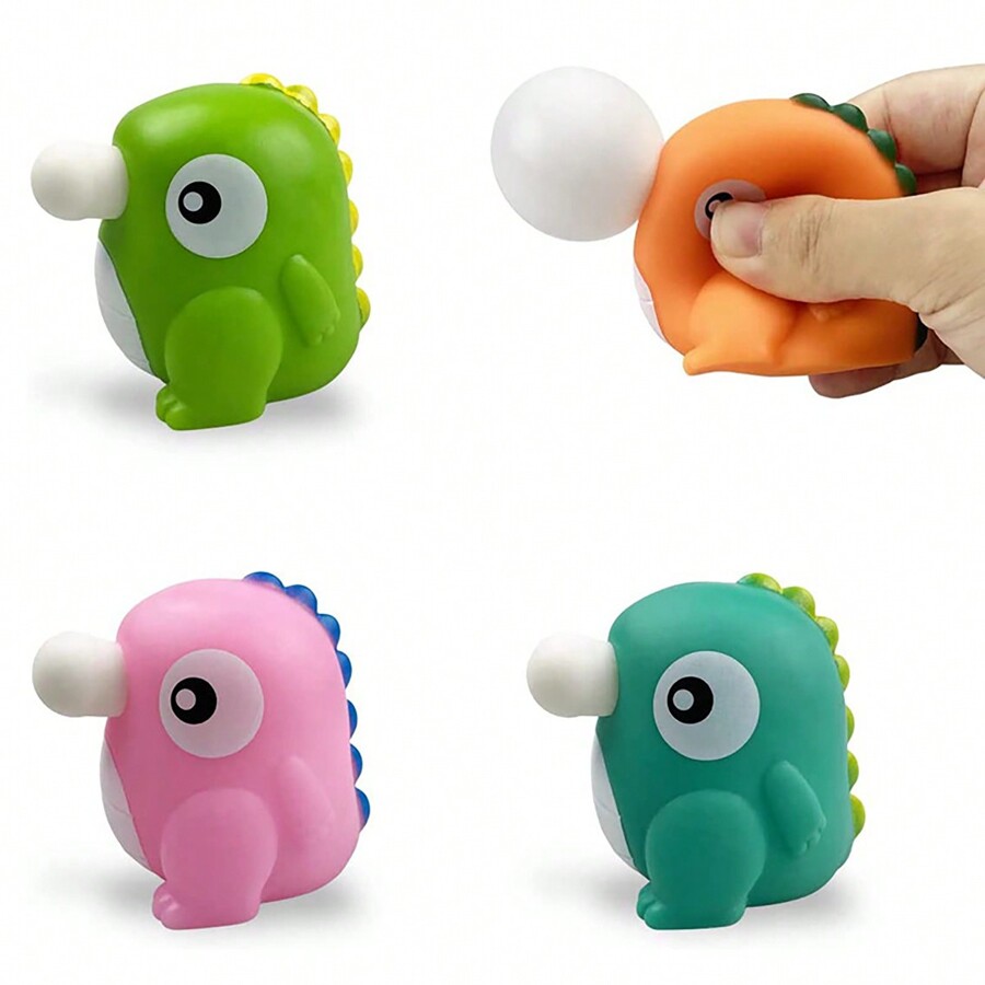 1pc Cute Squeezable Bubble-Spitting Little Dinosaur, Funny Stress ...