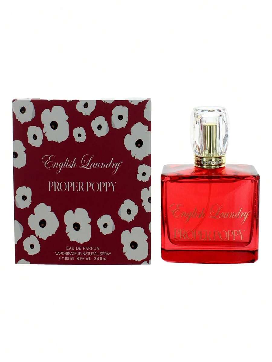 English Laundry Proper Poppy By English Laundry, 3.4 Oz EDP Spray For ...