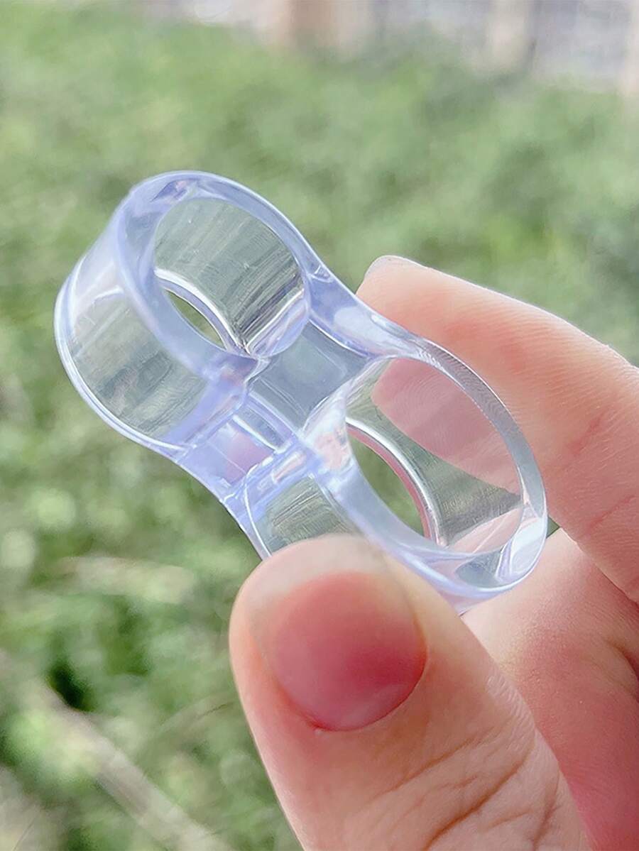 1pc Transparent Door Handle Collision Buffer, No Drilling Needed, Door ...