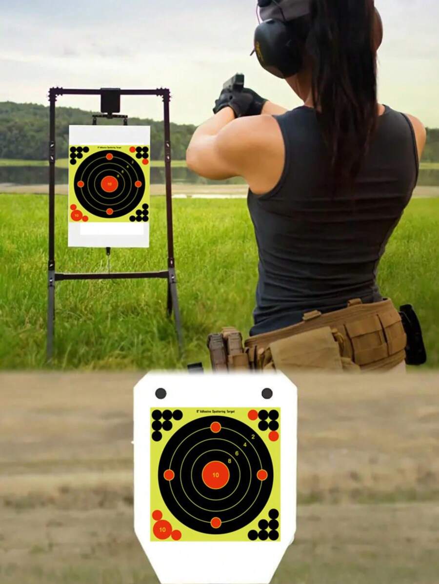 Outdoor Shooting Target Labeling Fluorescent Shooting Splash Arrow ...