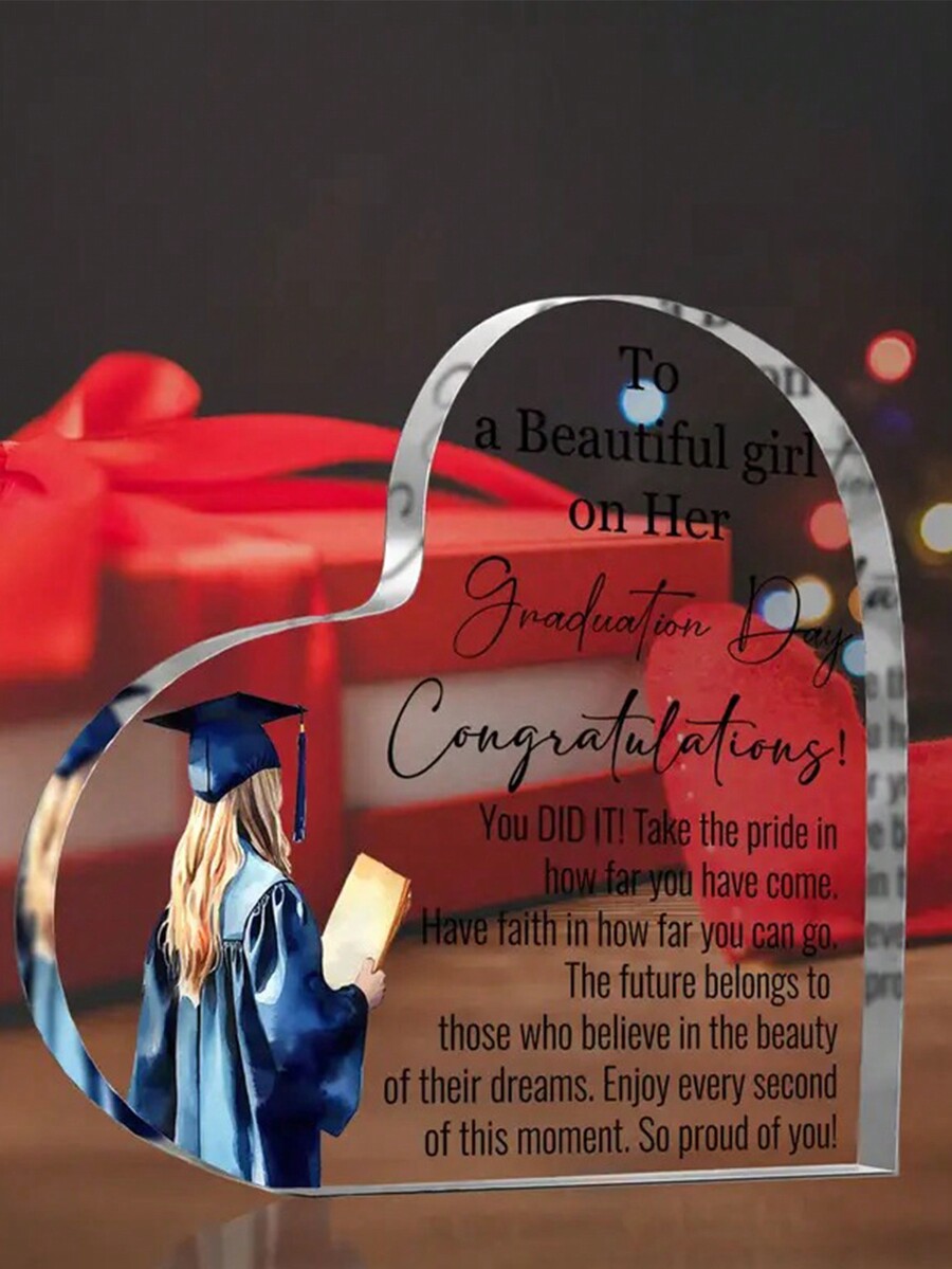 1pc Acrylic Graduation Gift, High School College Master Doctorate ...
