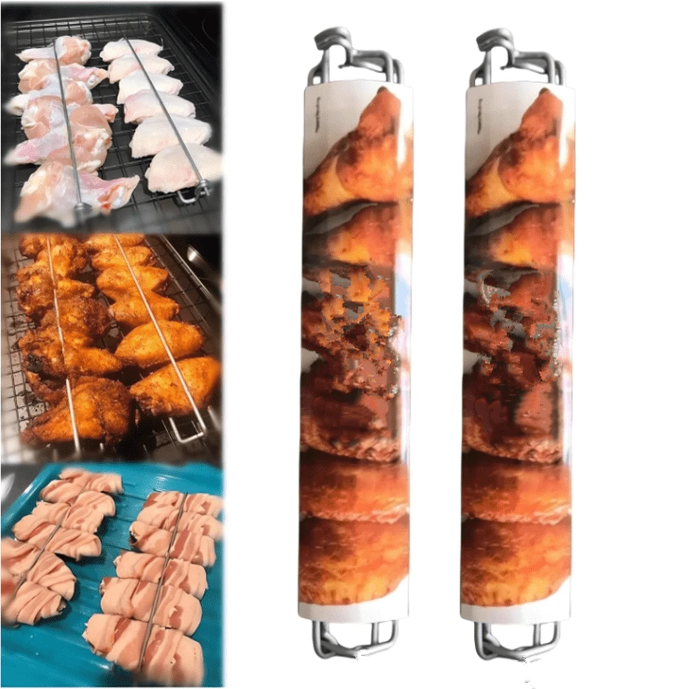 Wing Rack Makes It Easier To Grill Chicken Wings - 2024 Grill Chicken ...