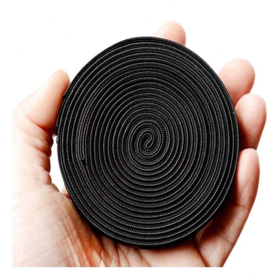 2 Inch 6 Yard High Elasticity Knit Spool Sewing Band Black Elastic ...