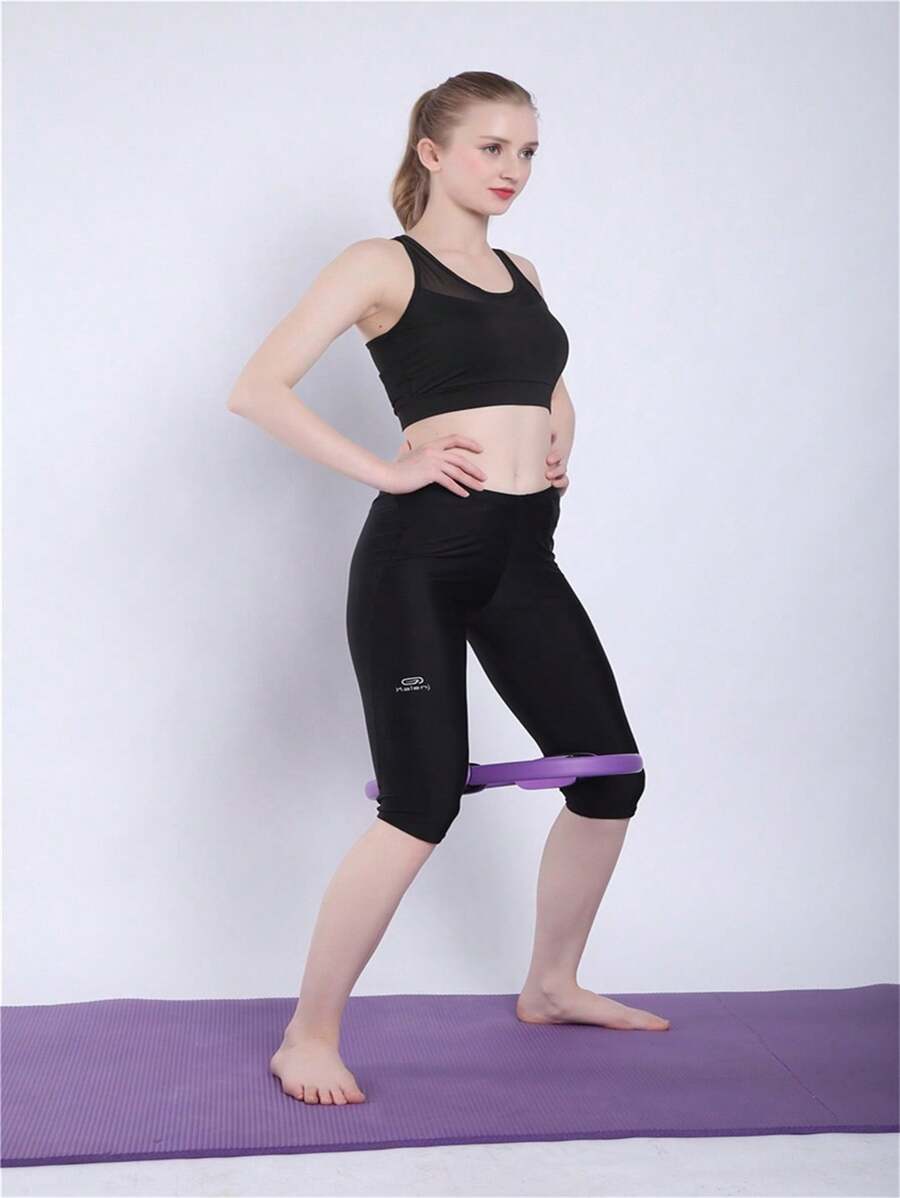 Yoga Pilates Solid Color Fitness Ring, Body Stretching Circle For ...