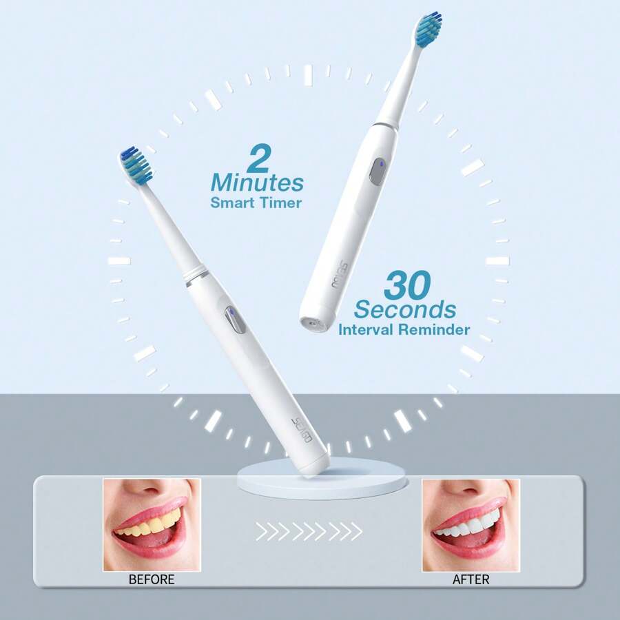 Seago Electric Toothbrush Toothbrush Portable For Travel With 8 ...