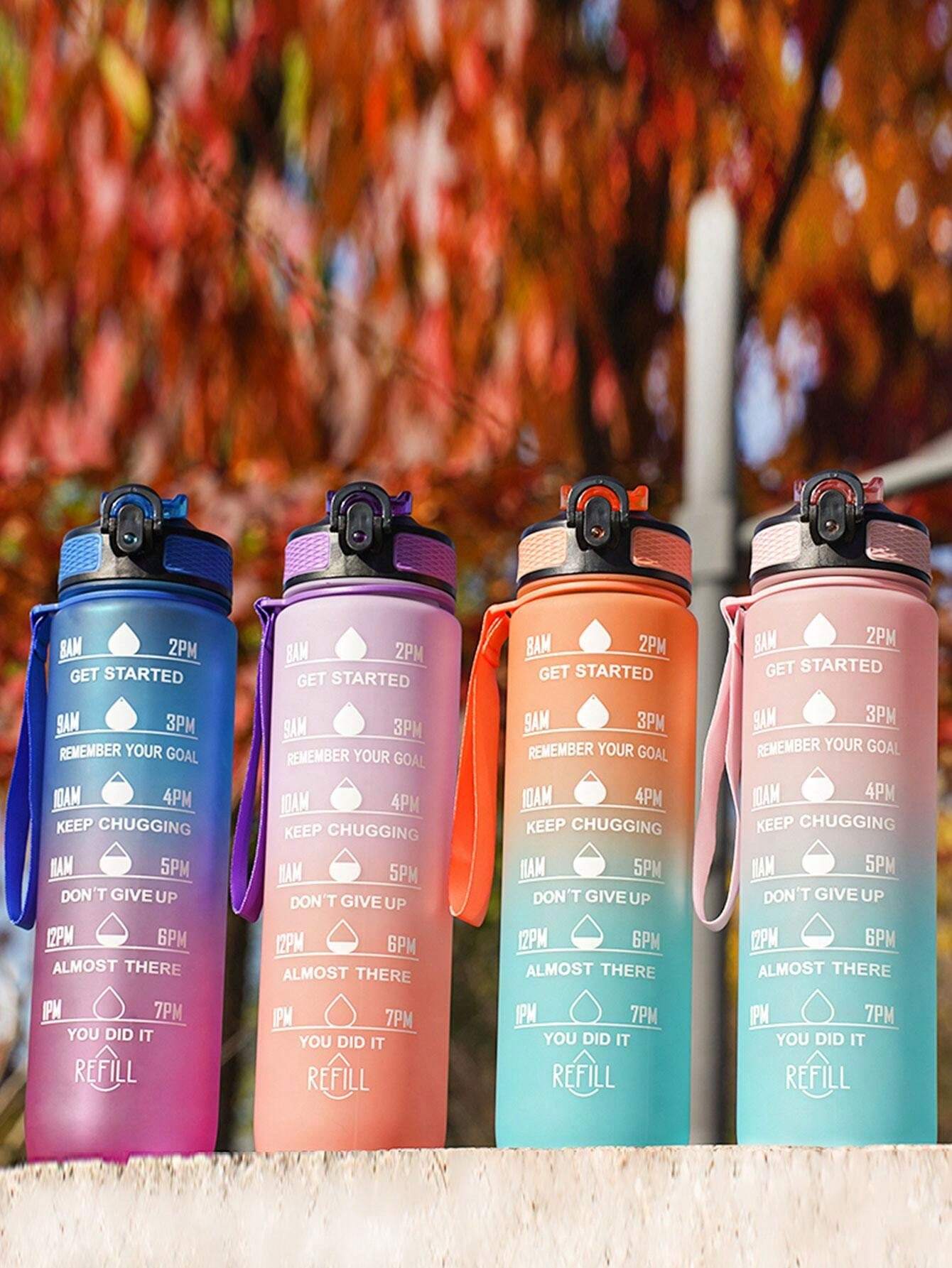 1pc 1000ml Outdoor Sports Camping Water Bottle, Large Capacity Portable ...