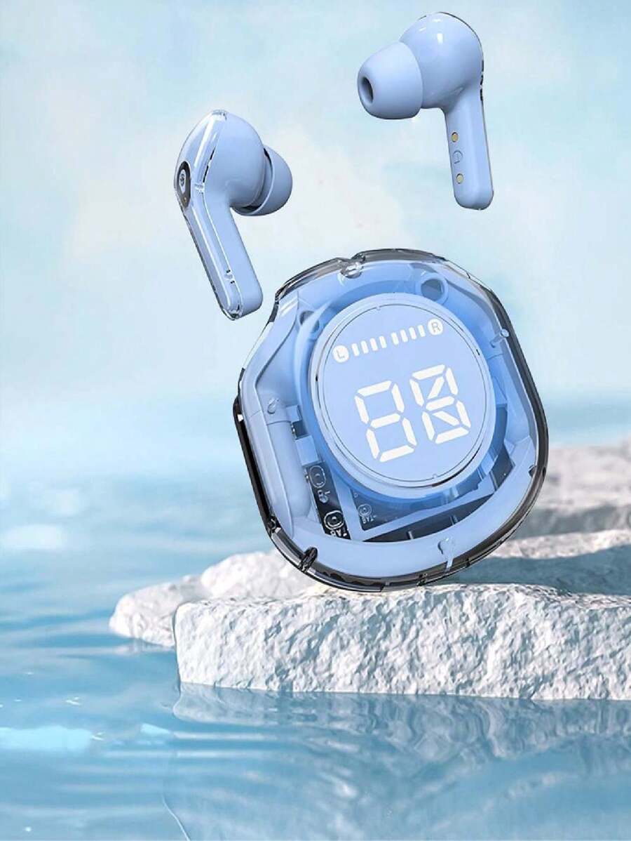Bits N Bytes Wireless Transparent True Wireless Earbuds | SHEIN USA