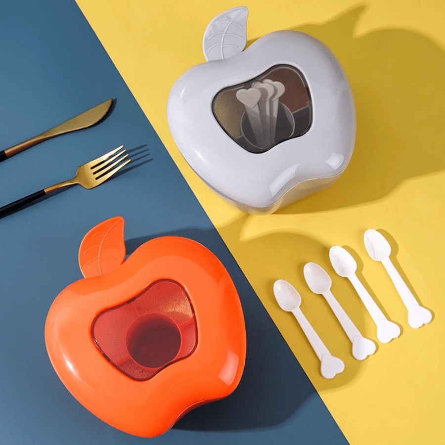 Contenitore per condimenti a forma di mela. Conveniente ed economico ...