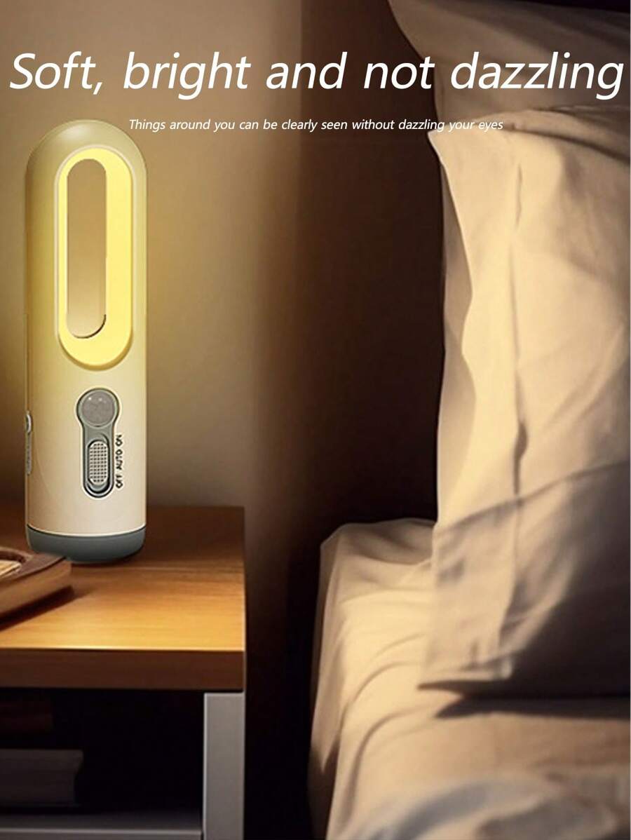 Night Light Eye Protection Bedside Rechargeable Human Body Sensor Light ...