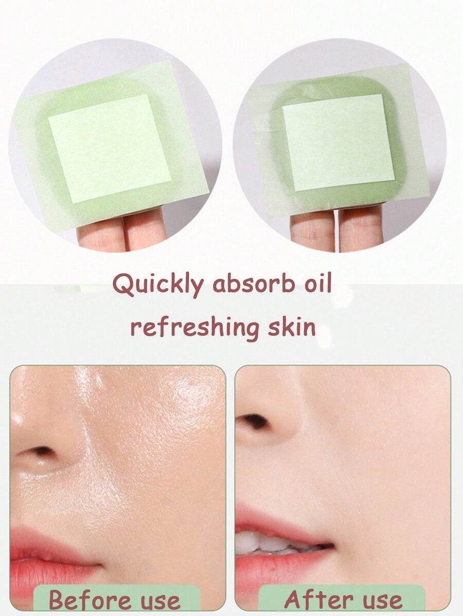 1 boîte de 100 feuilles de papier absorbant NOVO avec miroir et tampon ...