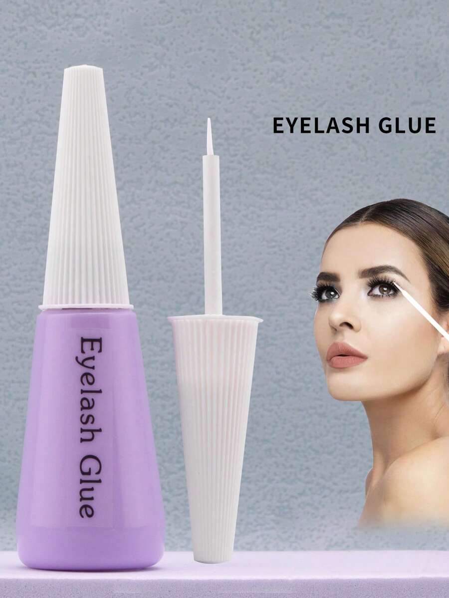 1pc Professional Clear False Eyelash Glue 10ml, Super Hold Lasting 72 ...