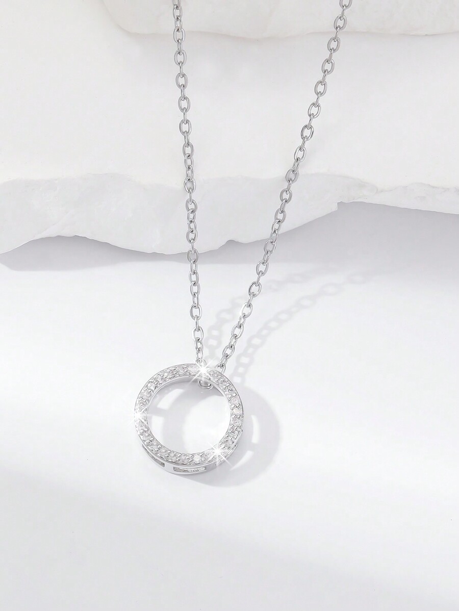 Hihho Collar con accesorio zirconia cúbica círculo | Moda de Mujer ...