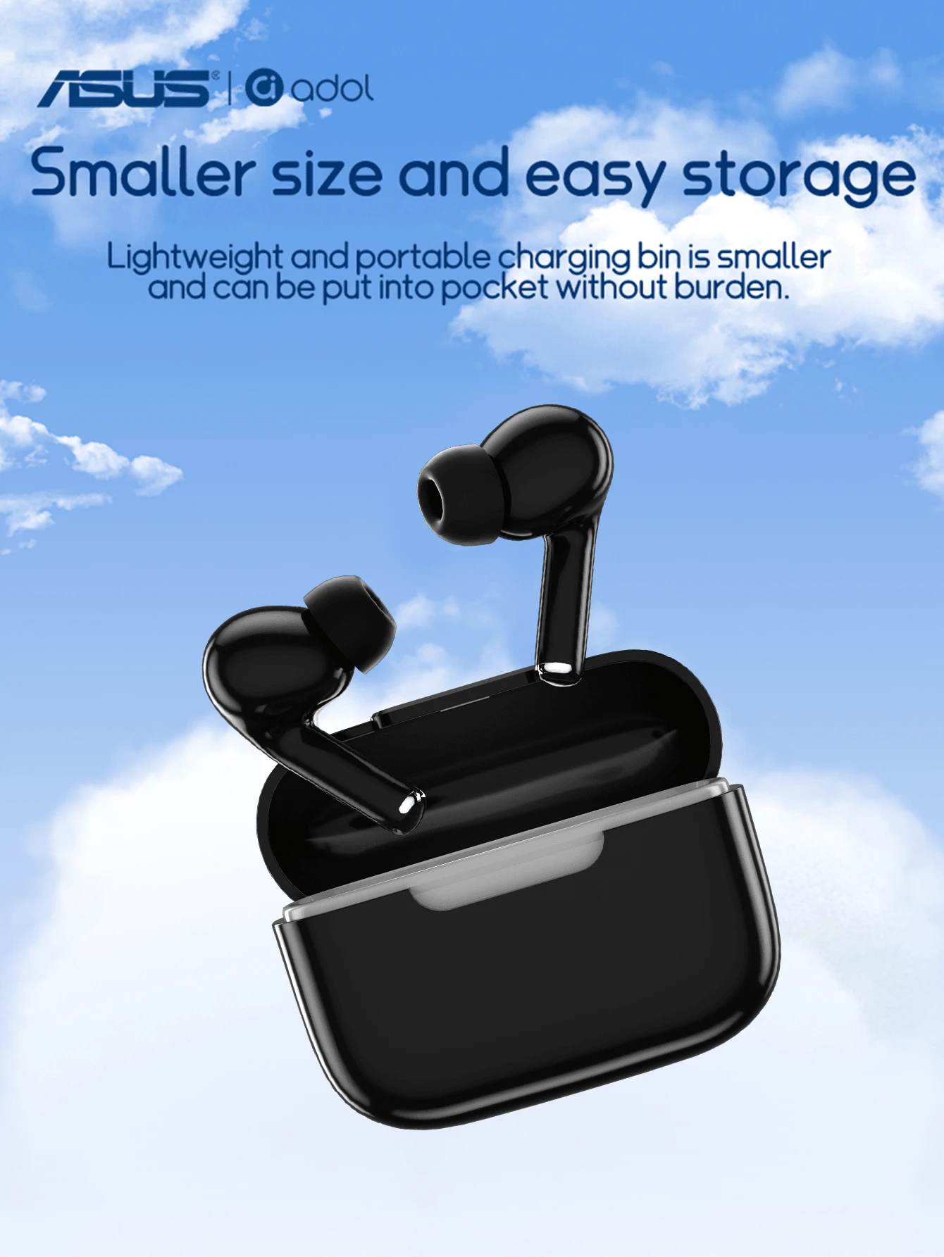 Asus TWS Auriculares inalámbricos verdaderos intrauditivos con conexión ...