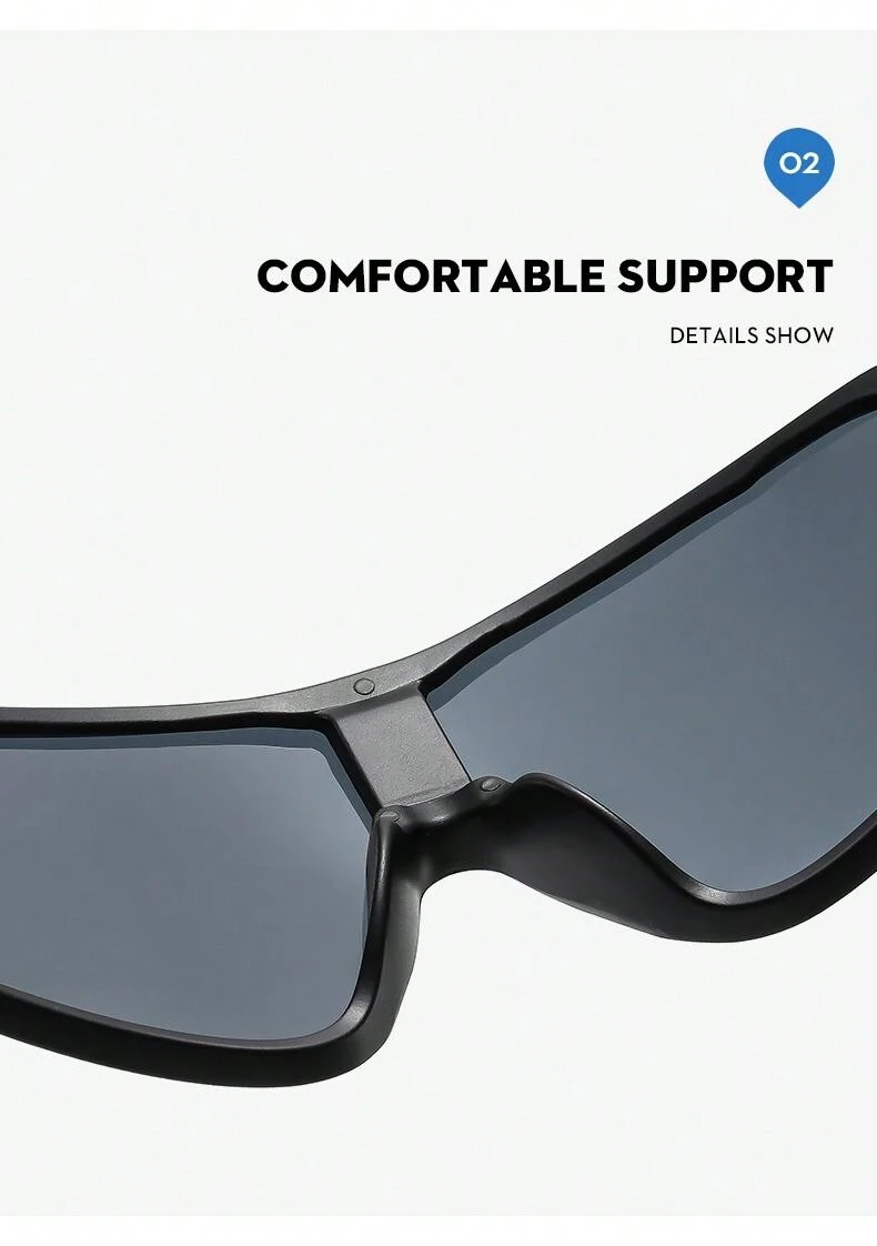 One -Piece 2024 Hot SellingNew Style Cylindrical Shield Lens Sports ...