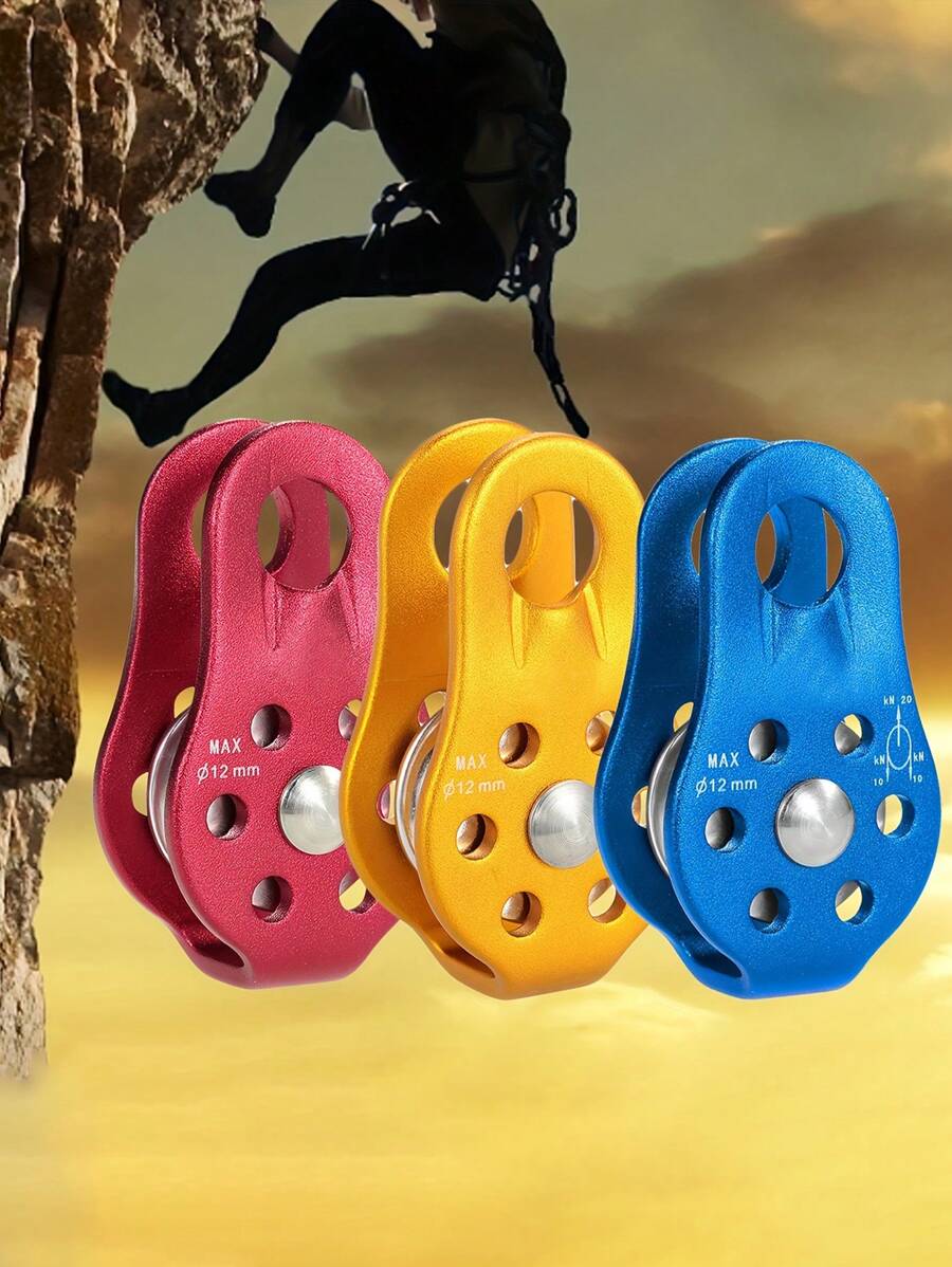 Climbing Pulley, 1pc, High Altitude Heavy-Duty Side Plate Pulley, Large ...