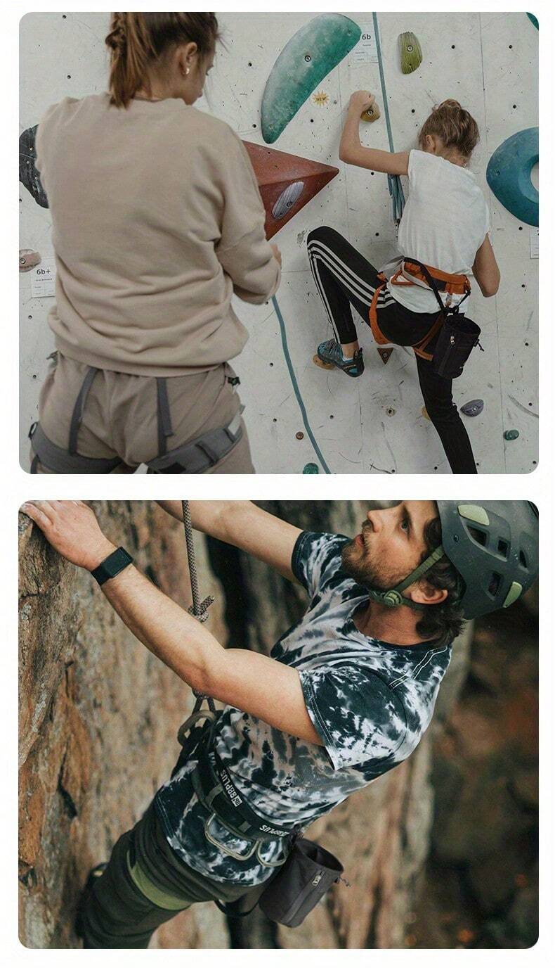 Magnesia Sack Rock Climbing Chalk Bag Waterproof Pocket For Weight ...