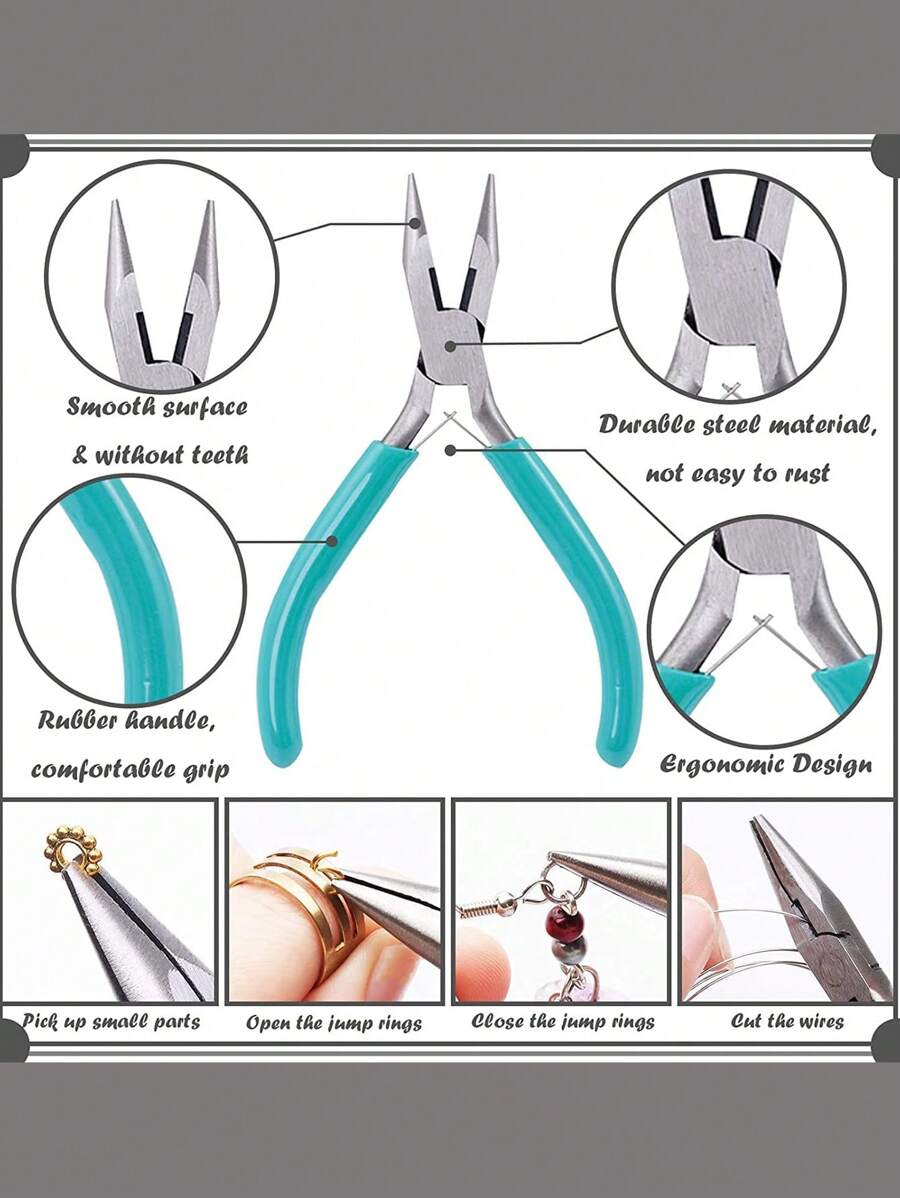 1pc/3pcs Jewelry Making Tool Pliers Set, Used For Jewelry Making Thread ...