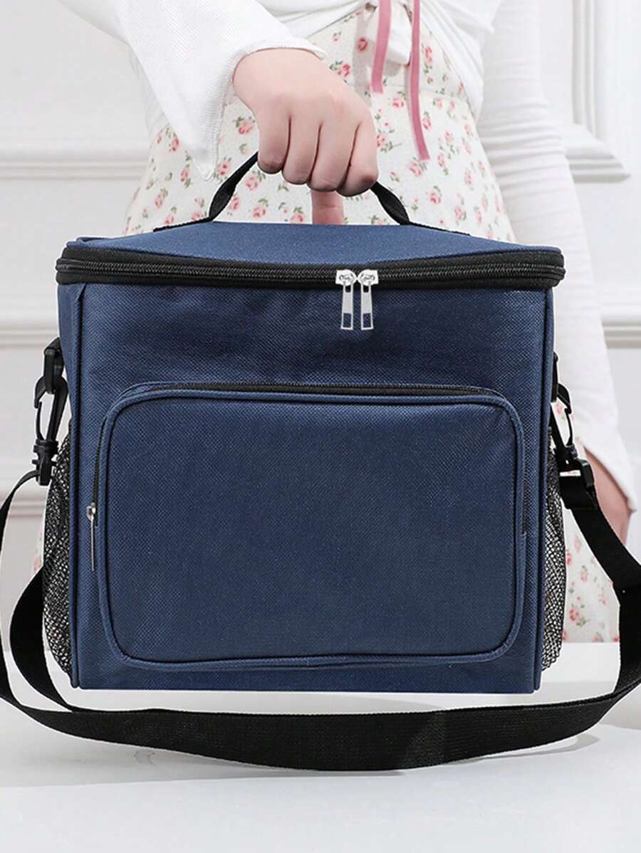 Large Capacity Insulated Thermal Lunch Bag With Handles And Shoulder ...