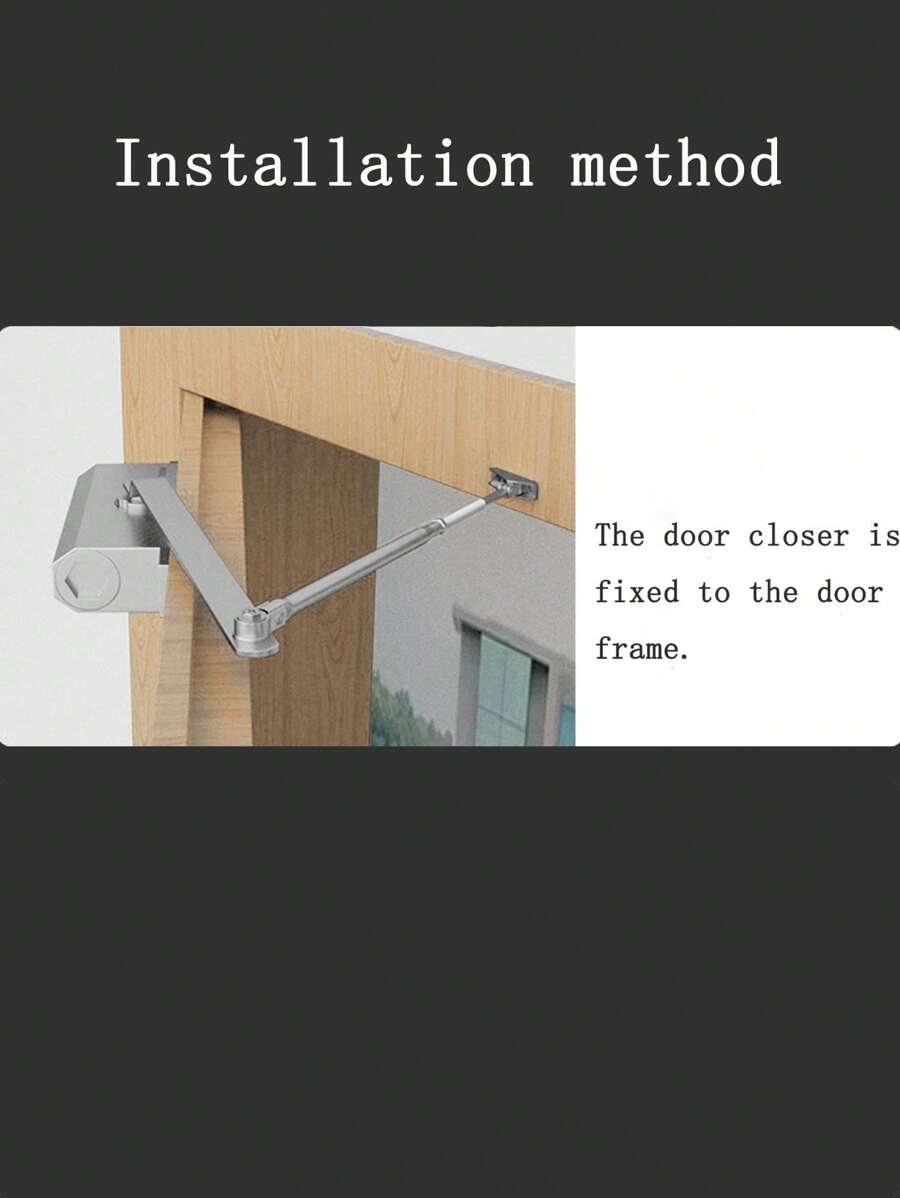 Door Closer With Automatic Cushioning Closing Device, Suitable For Home ...