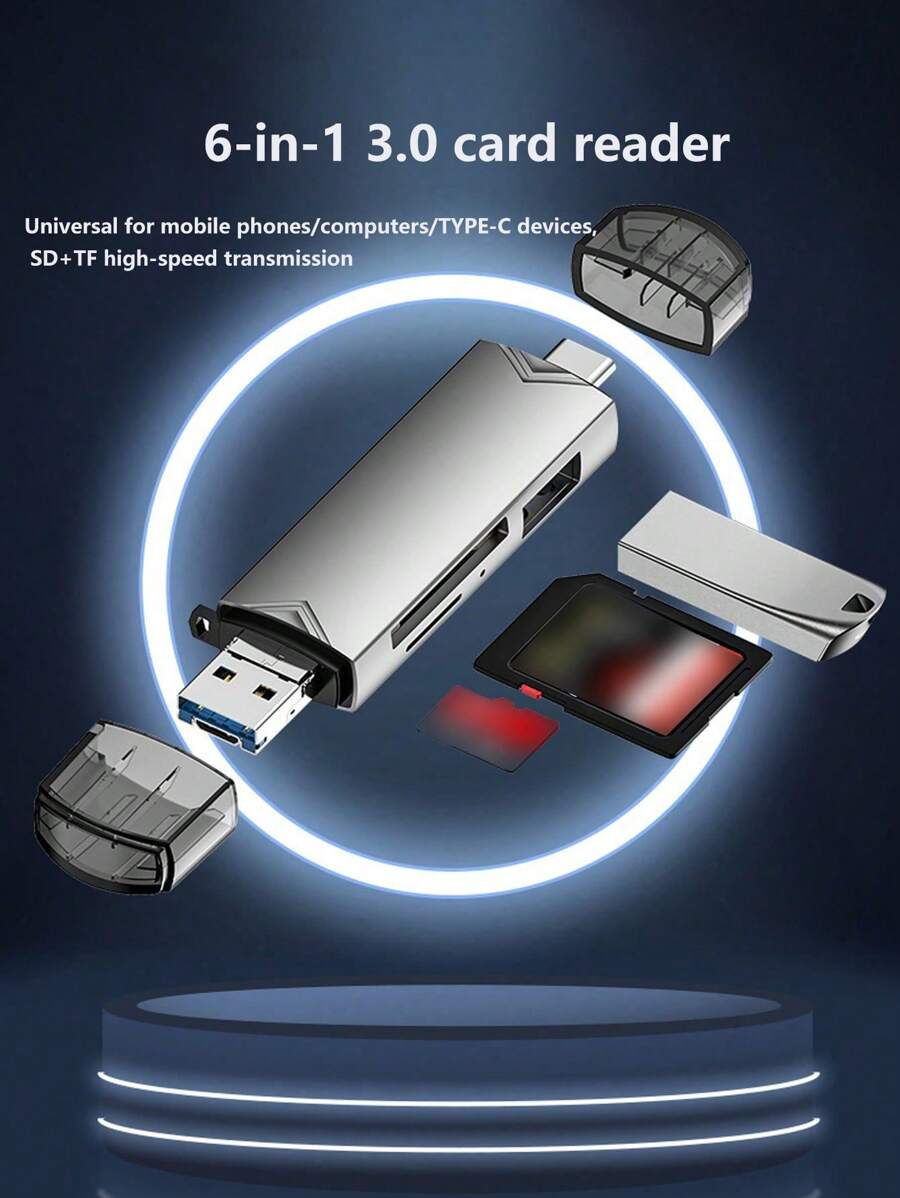USB3.0 Multi-Functional Card Reader Type-C For Android Phone And ...