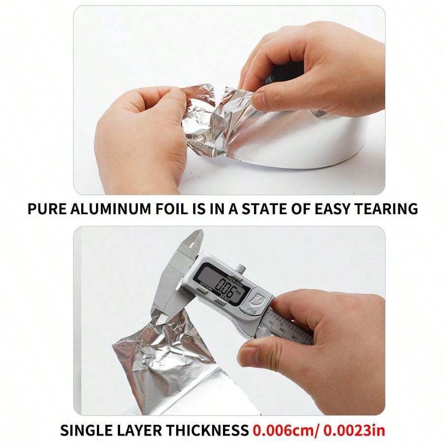 2pcs/Pack Aluminum Foil Mildew/Oil Resistant Adhesive Tape, Multiple ...
