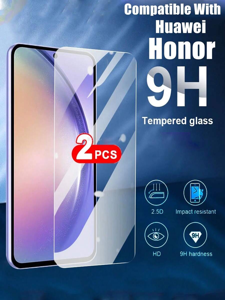 2 pièces Verre trempé compatible avec Huawei Nova 12 12SE 4 4E 5 5i 5pro 5ipro 6SE 6 7 7i 7SE 8 ...