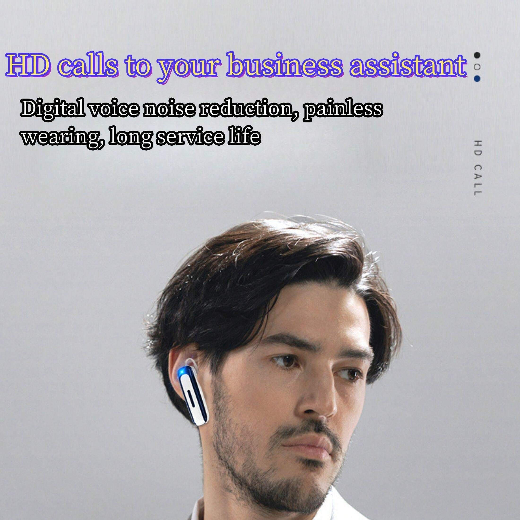 Bluetooth Business Single Earbuds, Comfortable Wireless In Ear Earphone ...