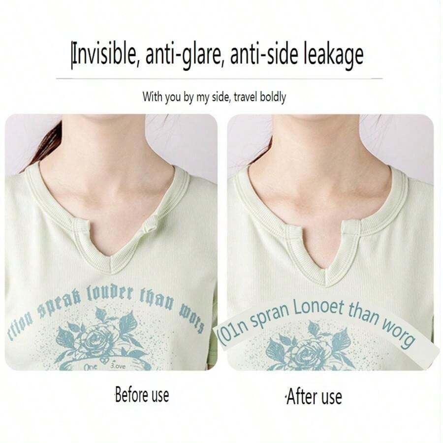 1pc Pack Of 10 Invisible Anti-Slip Stickers, For Clothes And Skin ...