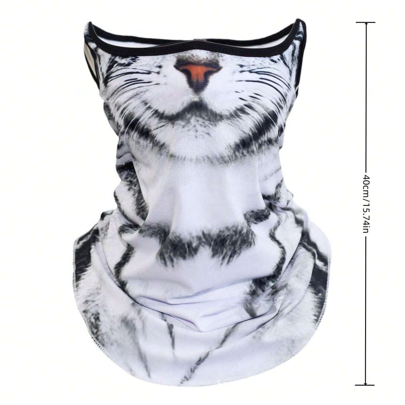 1 New Summer All-In-One Face And Neck Protection Sunscreen Mask, 3D ...