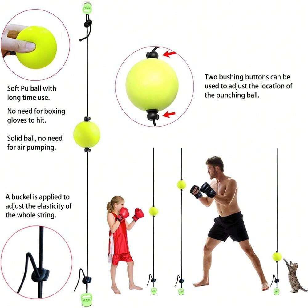 Boxing Ball,Speed Reflex Training Punching Speed Hand Eye Reaction ...