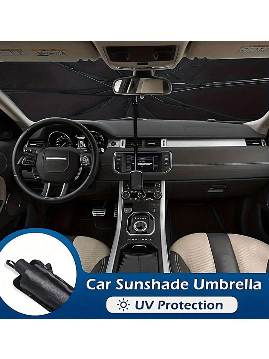 Protect Your Car From The Sun With This Portable Foldable Car ...