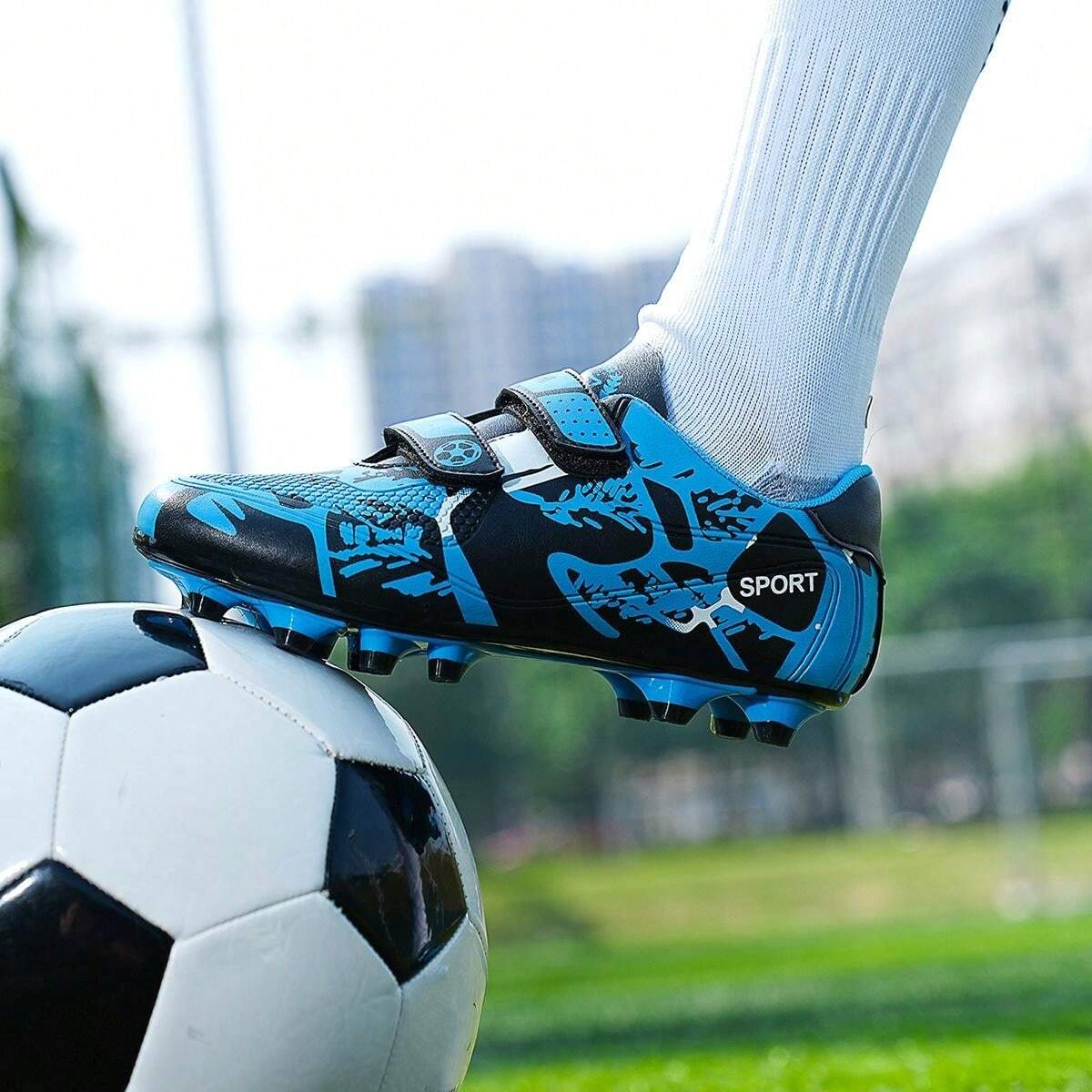 Chaussures de football à crampons longs et cassés pour hommes et femmes ...
