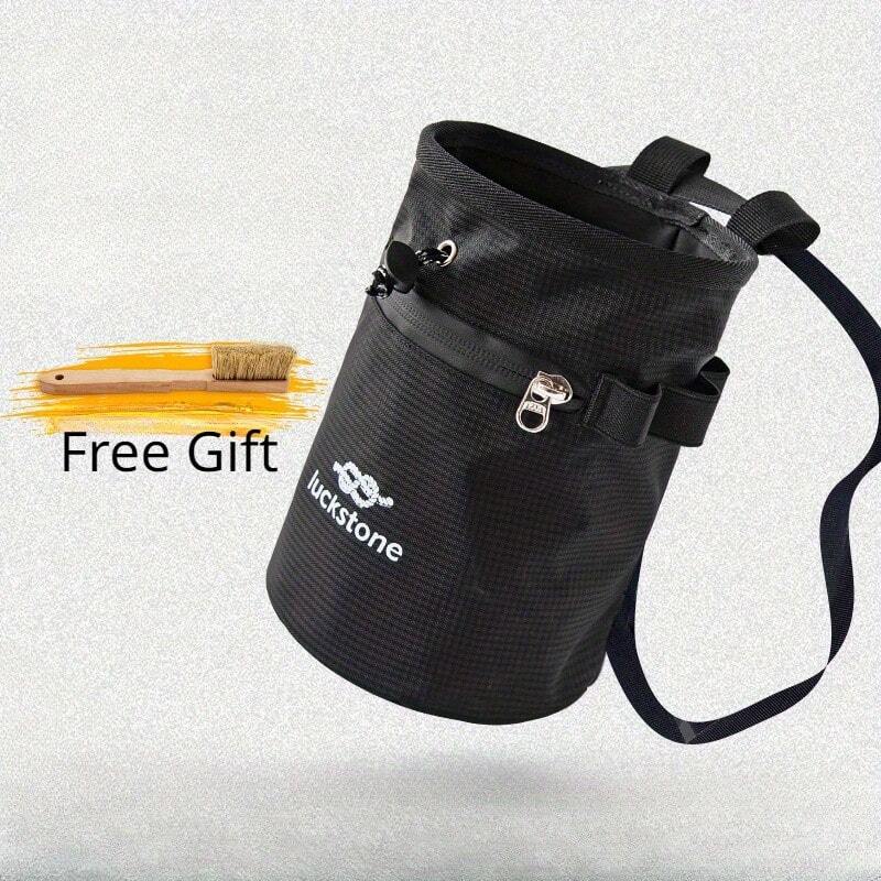 Magnesia Sack Rock Climbing Chalk Bag Waterproof Pocket For Weight ...