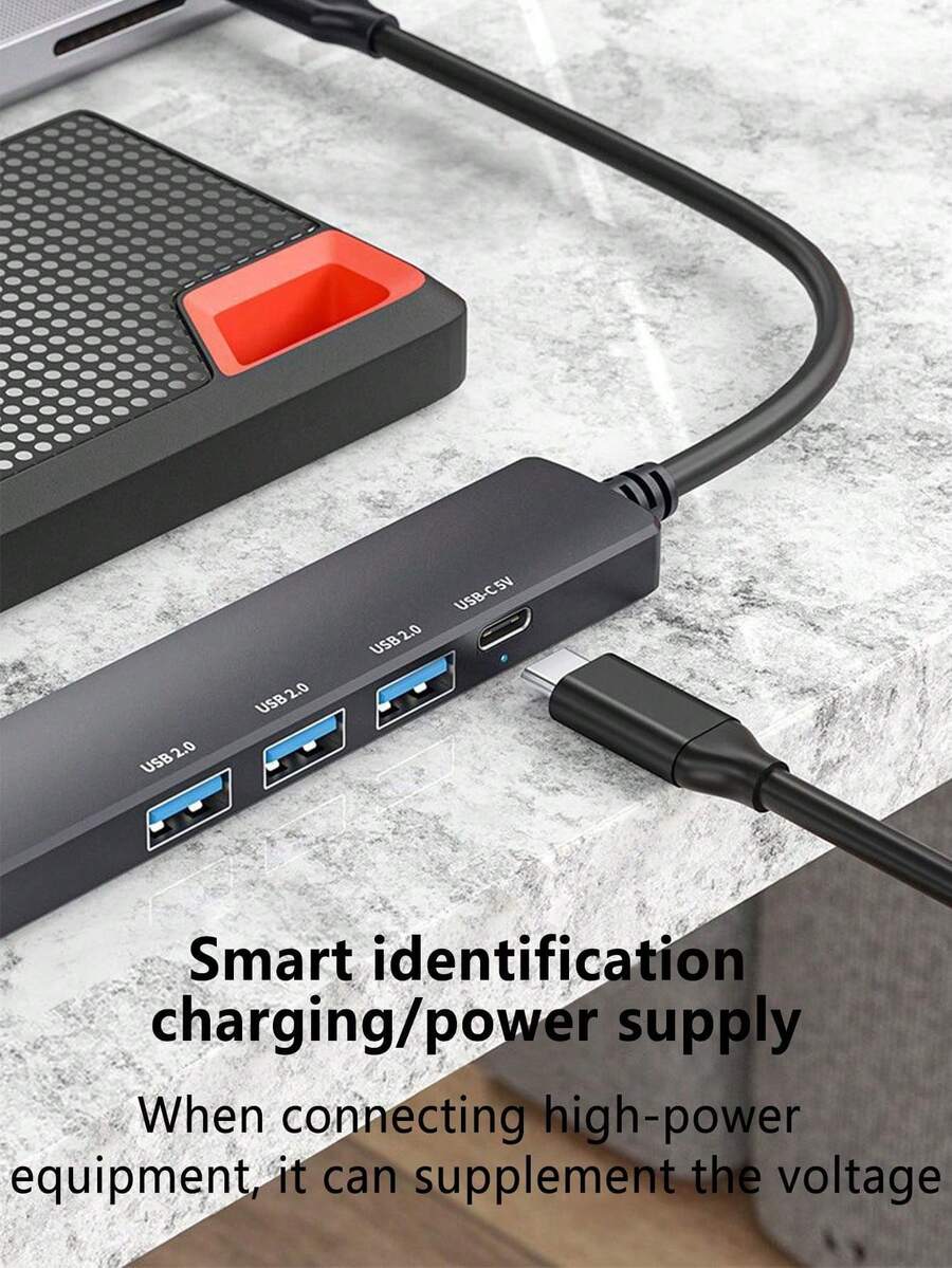 USB Converter Hub Extender, Type-C ถึง USB Expansion Dock, USB Flash ...