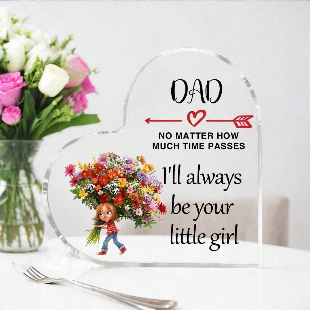 1 Pc Father Presents From Family And Friends Father's Day Heart-Shaped ...