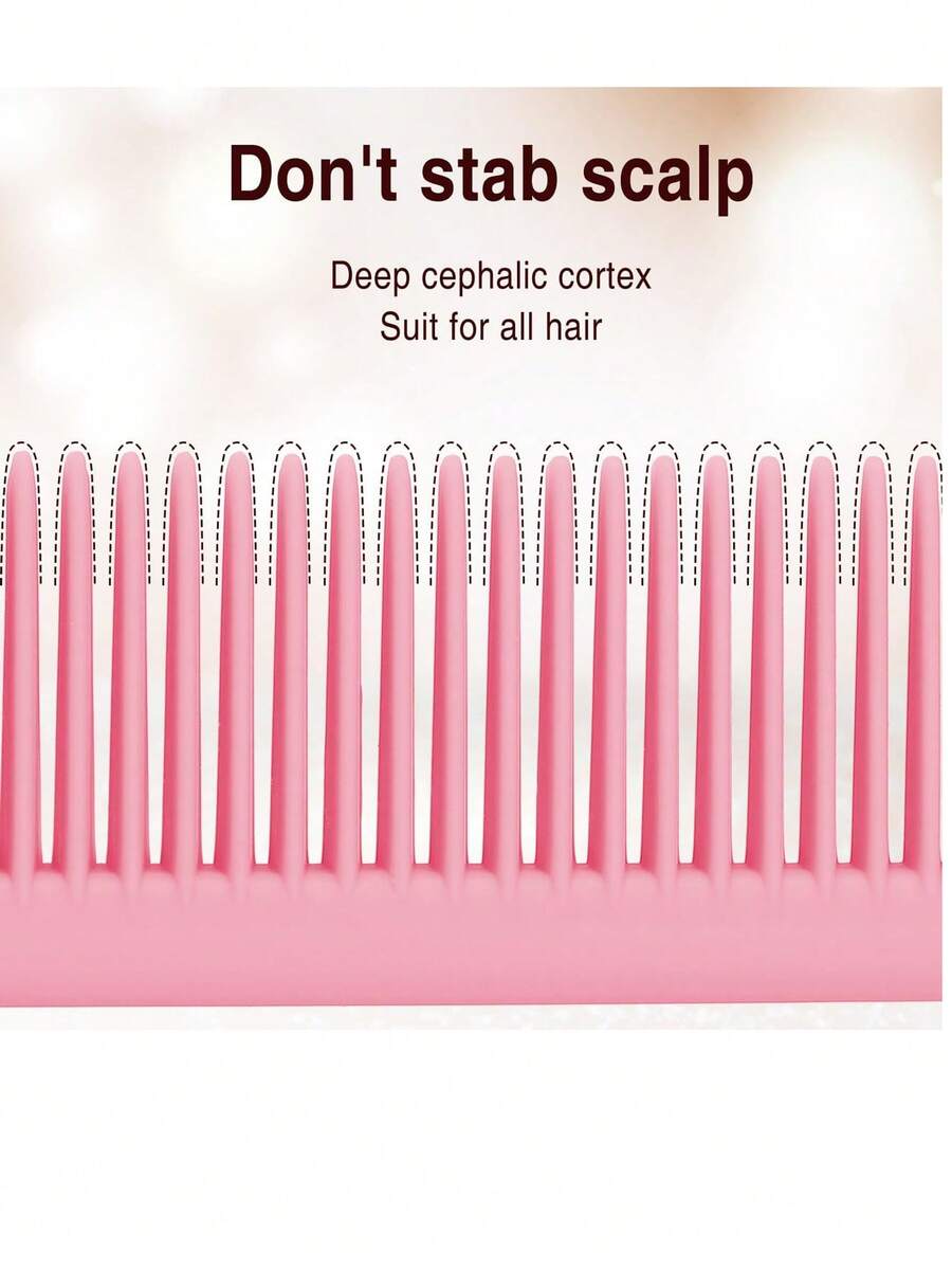 3 Pack Rat Tail Comb Styling Comb Plastic Anti Static Heat Resistant ...